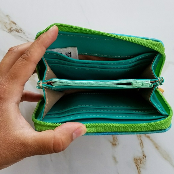 Maca | Bags | Maca Small Felt Colorful Seashell Wallet | Poshmark